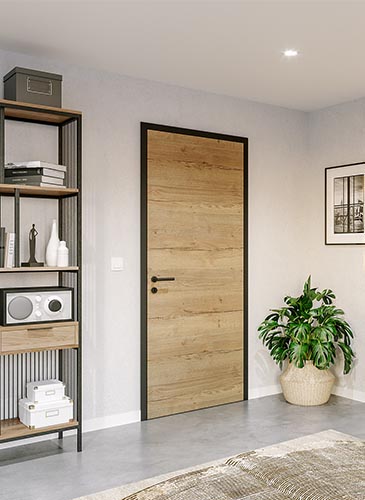 Porte à âme pleine : Influence - GIMM Menuiseries